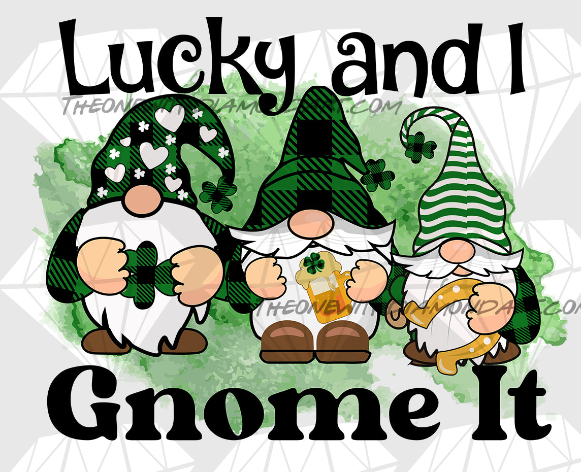Lucky And I Gnome It – The One With The Diamond Art