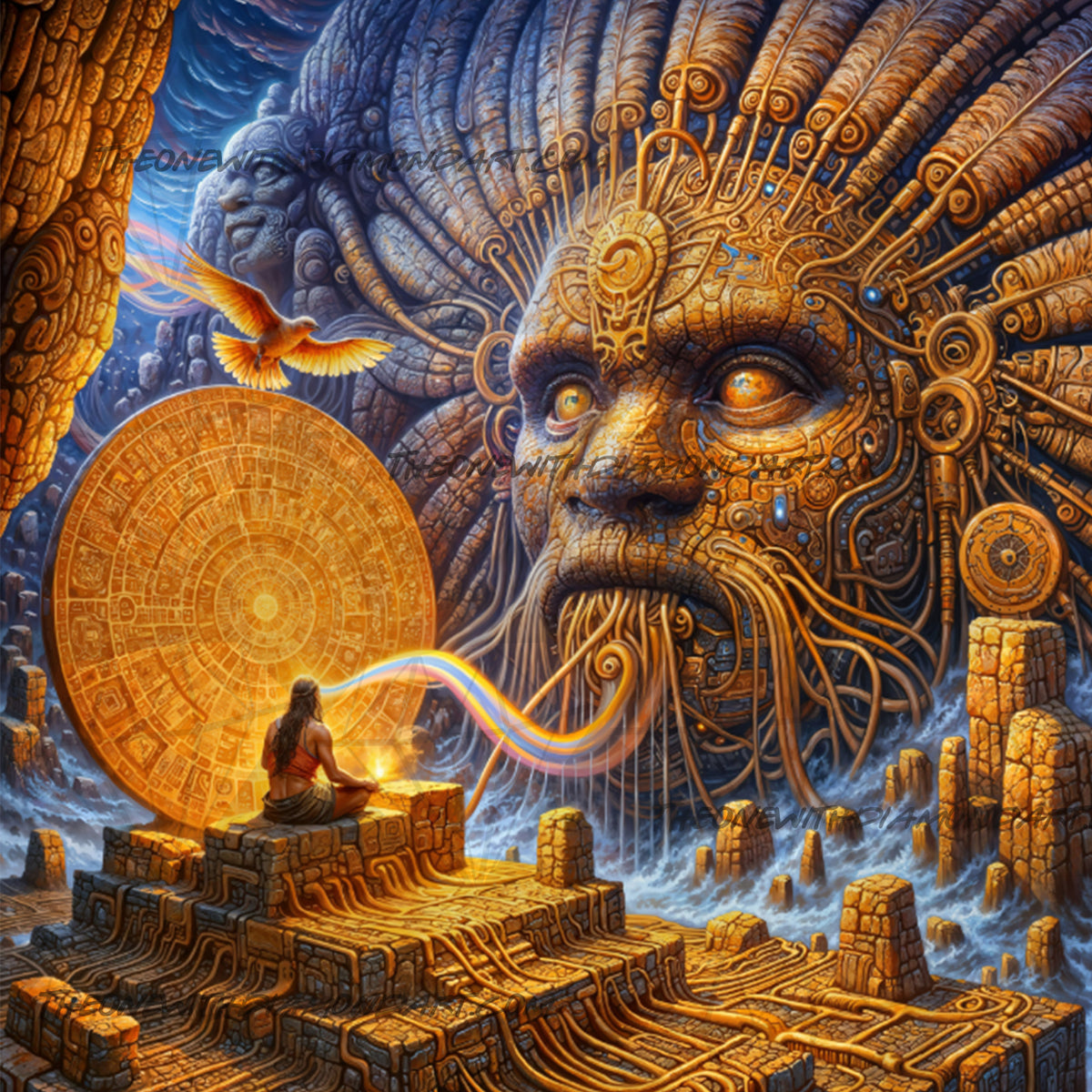 Tribal Mind ©JayCobyArt – The One With The Diamond Art