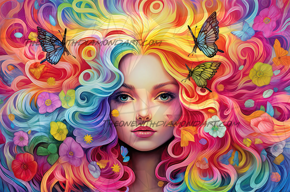 Rainbow Queen ©Cocomarshmallow Art – The One With The Diamond Art