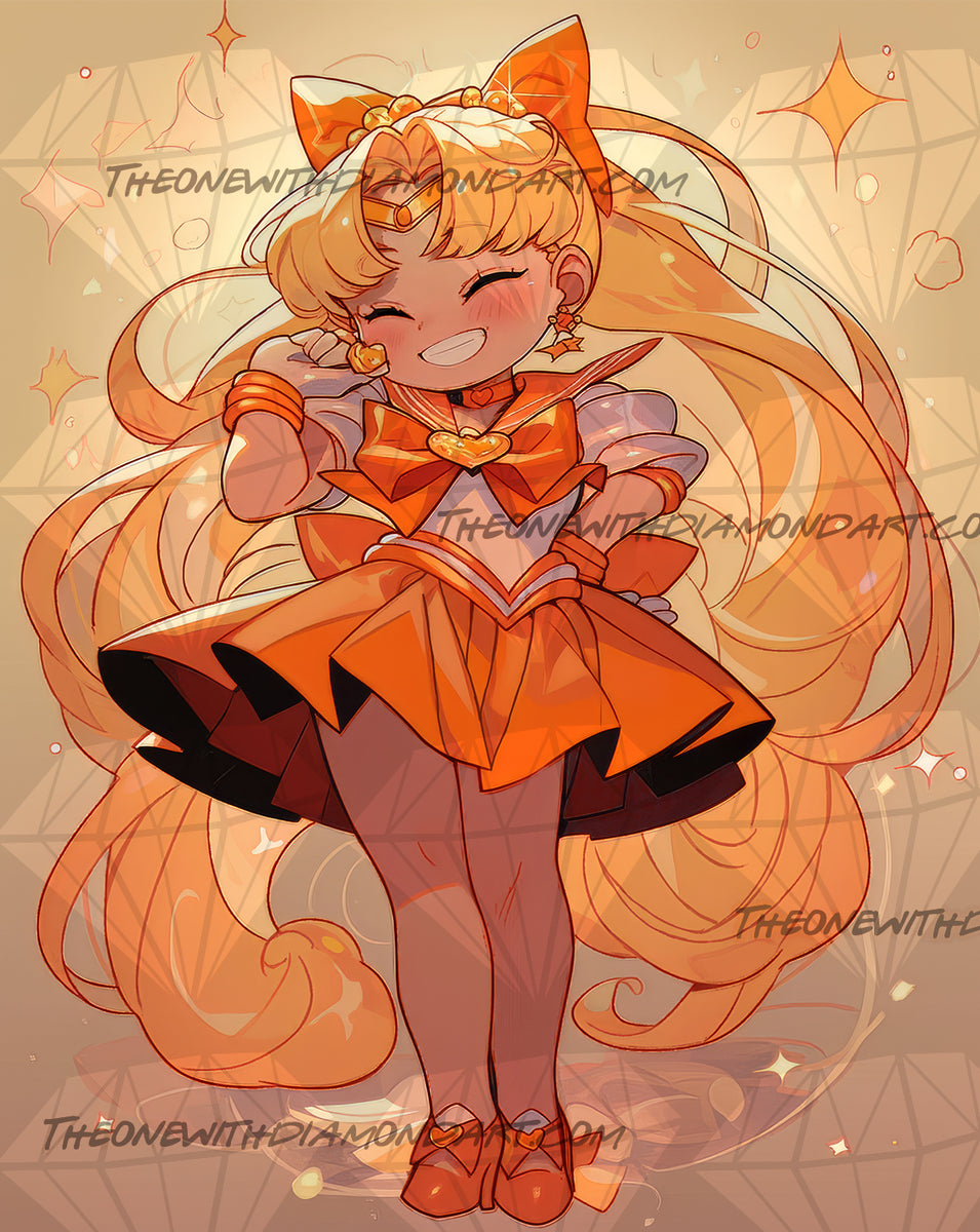 Chibi Orange ©Shala Jarias – The One With The Diamond Art