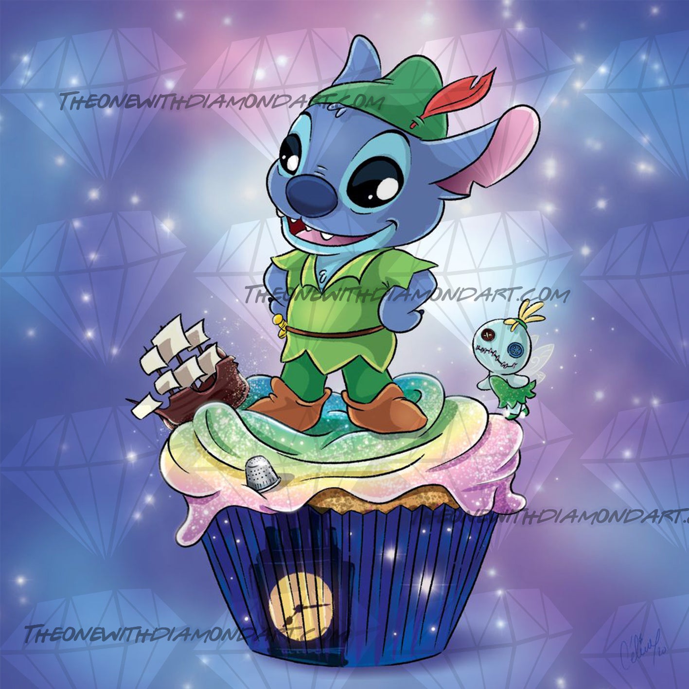 Forever Young ©Céline Lecomte – The One With The Diamond Art