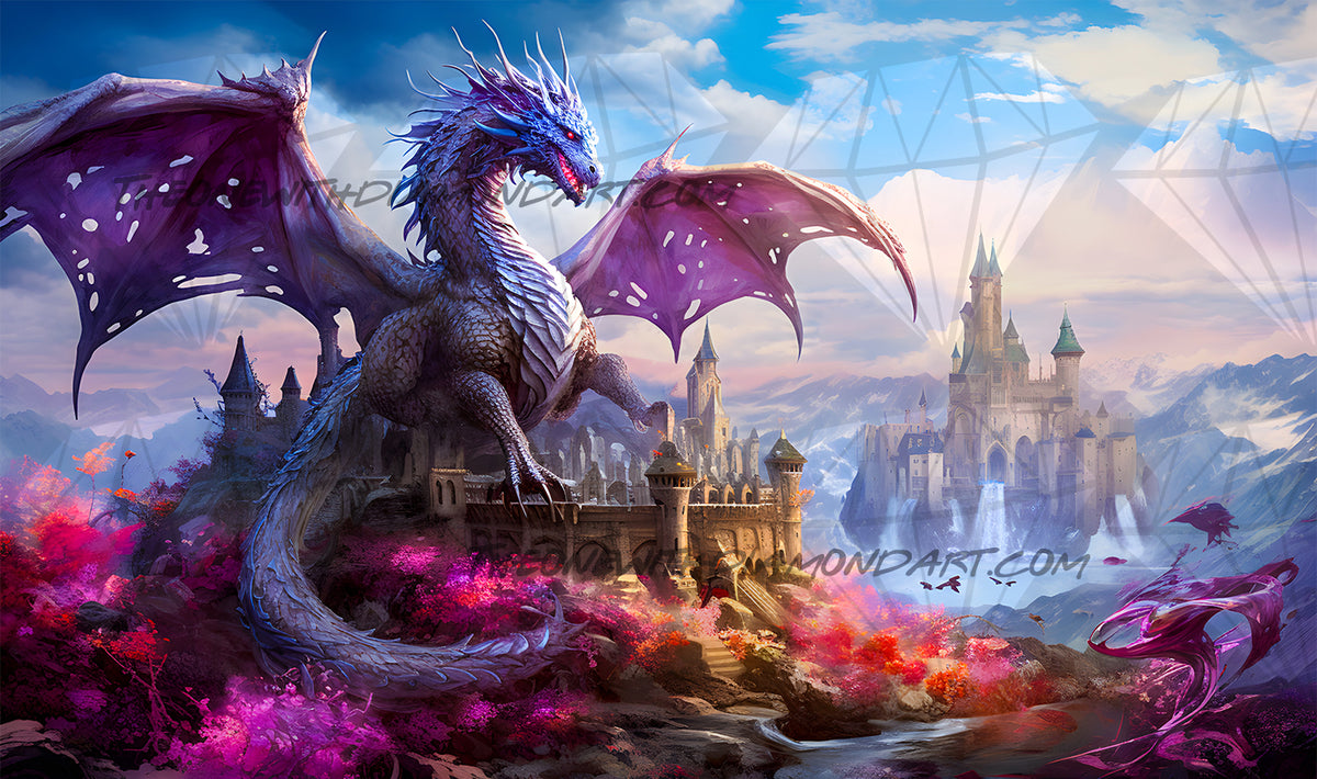 Dragon's Domain ©Rose Proffitt Creations – The One With The Diamond Art