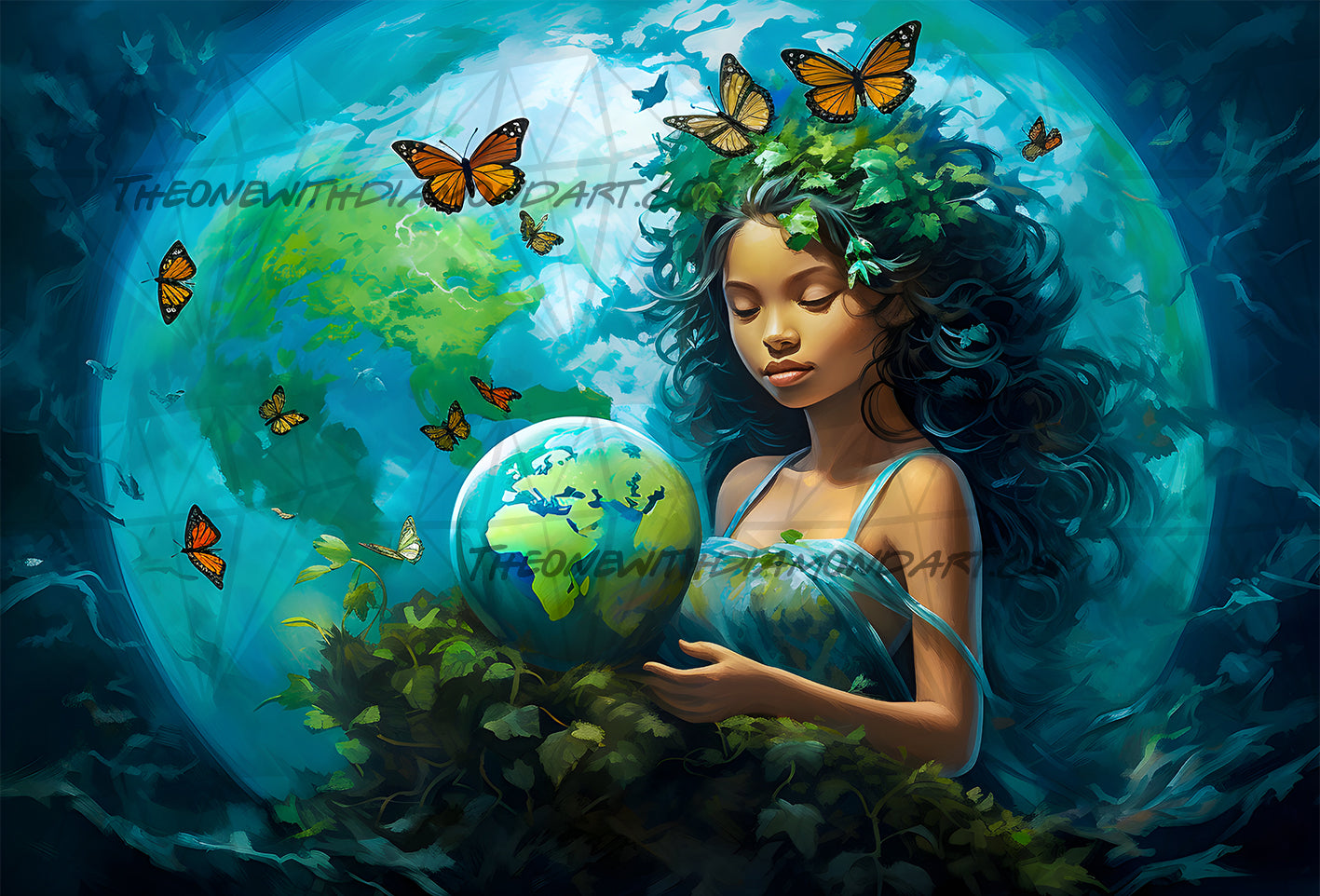 Earth's Tender Protector ©Rose Proffitt Creations – The One With The ...