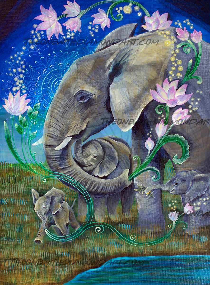 *Hand-Rendered* Elephants For Peace ©Verena Wild / GratefulLicensing.c ...