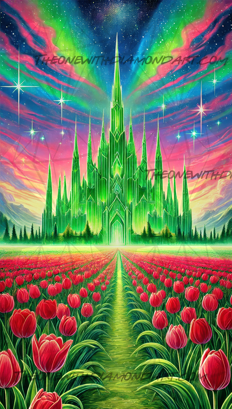 Emerald Castle ©Cocomarshmallow Art – The One With The Diamond Art