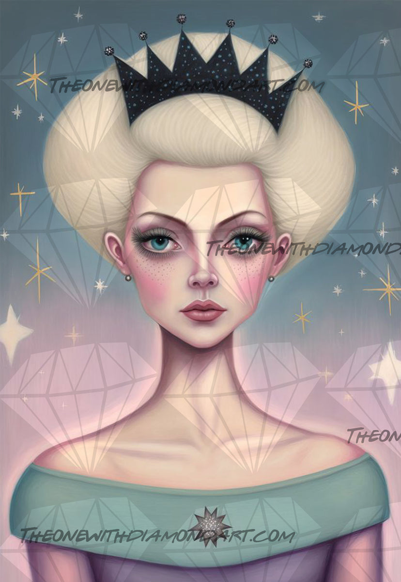 Enchanted Grace ©Hannah @ IterationsCrafts – The One With The Diamond Art