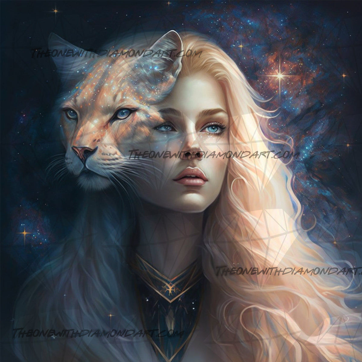 Feline Spirit ©Diamants et Strass – The One With The Diamond Art