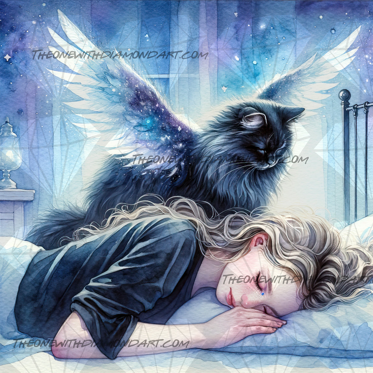 I'll Watch Over You ©Cocomarshmallow Art – The One With The Diamond Art