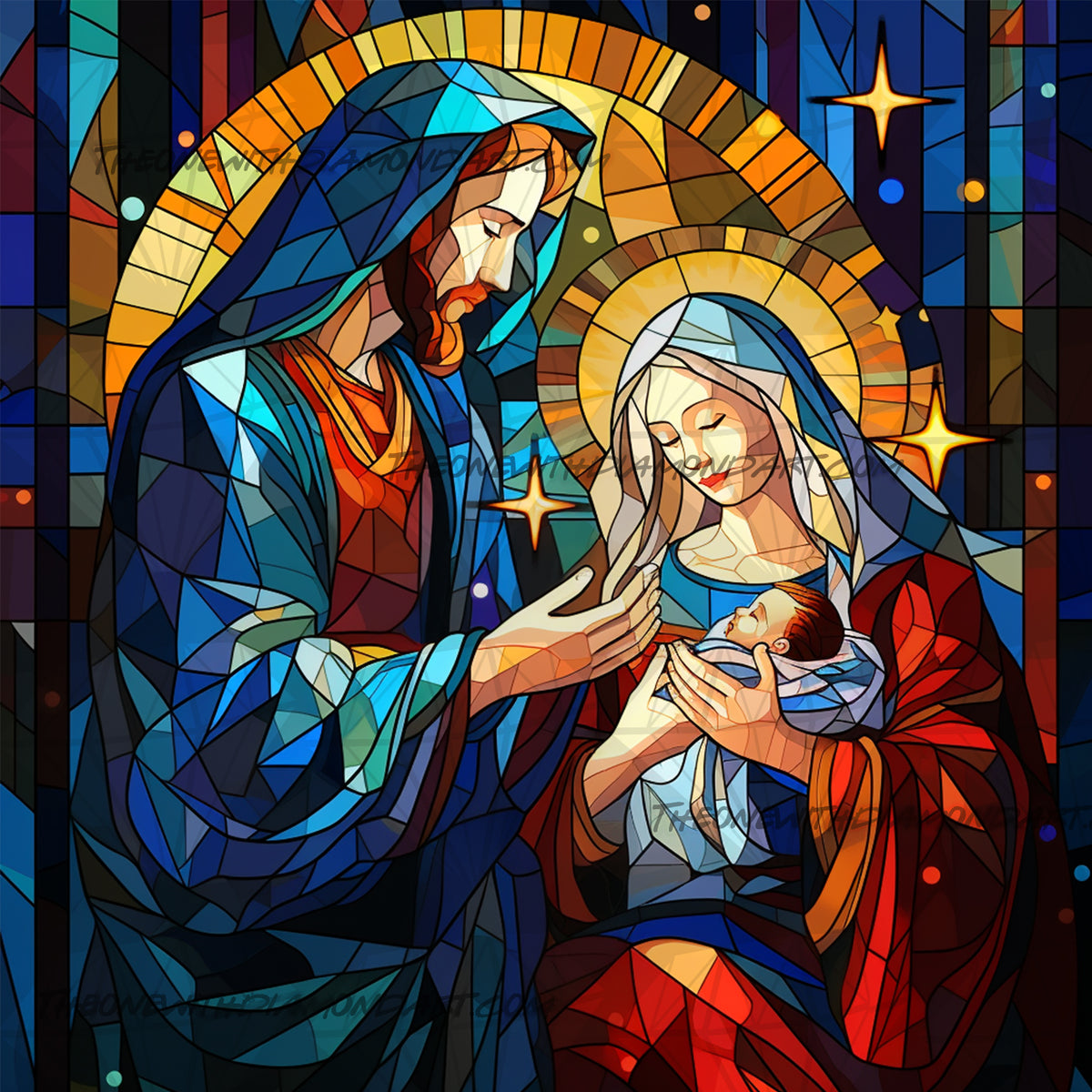 Nativity ©Cocomarshmallow Art – The One With The Diamond Art