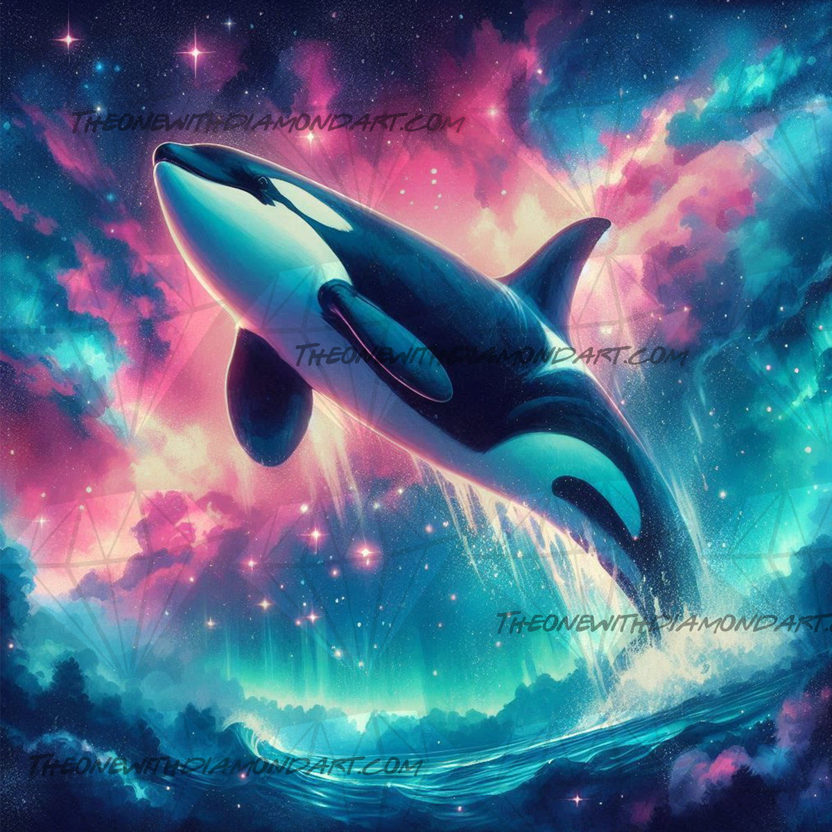 Orca Dream ©Jiri_AI – The One With The Diamond Art
