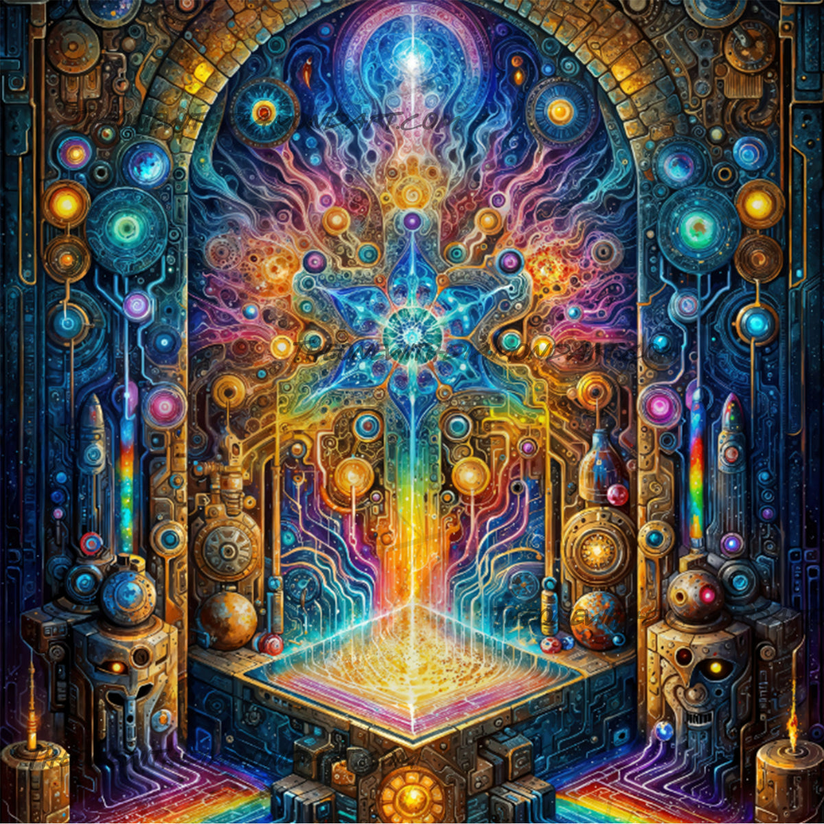 Sacred Crystal ©JayCobyArt – The One With The Diamond Art