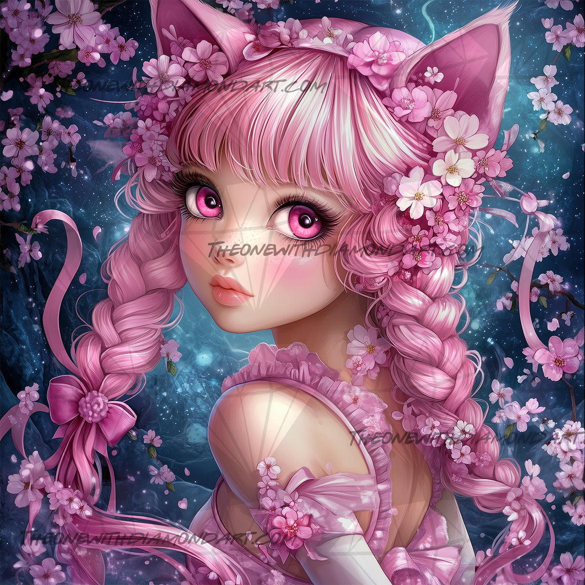 Sakura Blush ©Cocomarshmallow Art – The One With The Diamond Art