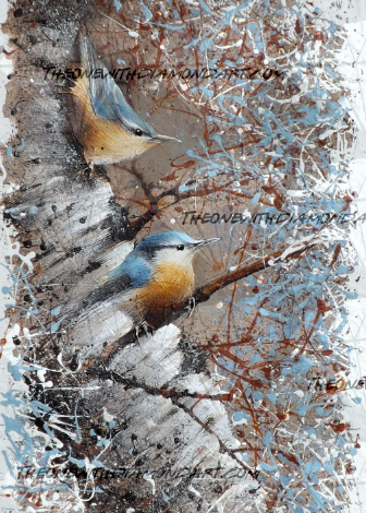 Silver Birch ©David Finney – The One With The Diamond Art