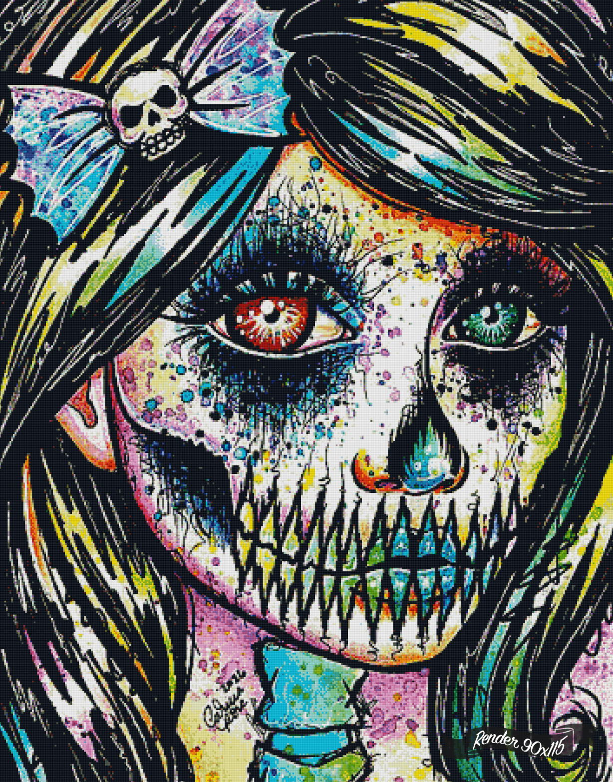 Electrocity ©Carissa Rose – The One With The Diamond Art