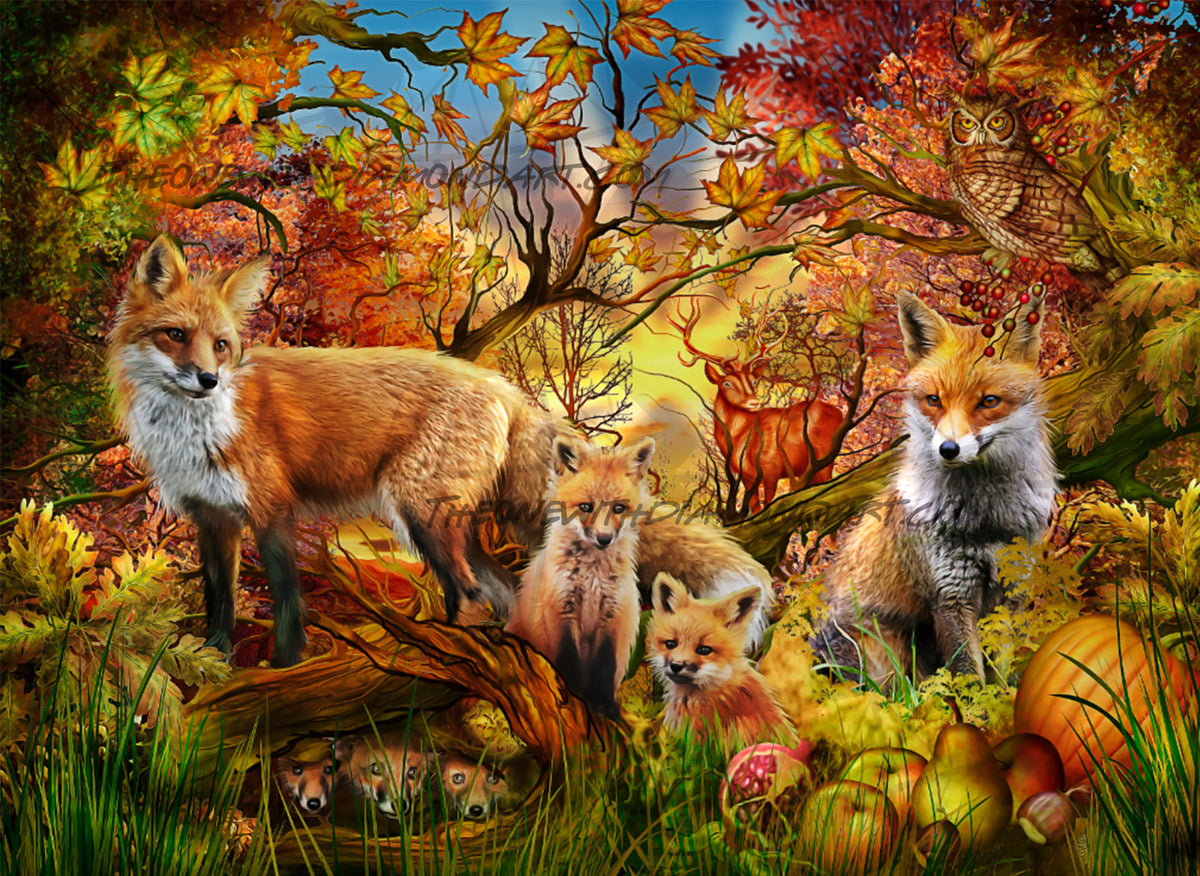 Spirit Of Autumn Animals ©Ciro Marchetti. Licensed by MGL, www.mglart ...