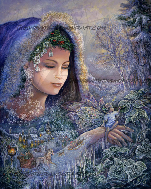 Spirit Of Winter ©Josephine Wall – The One With The Diamond Art
