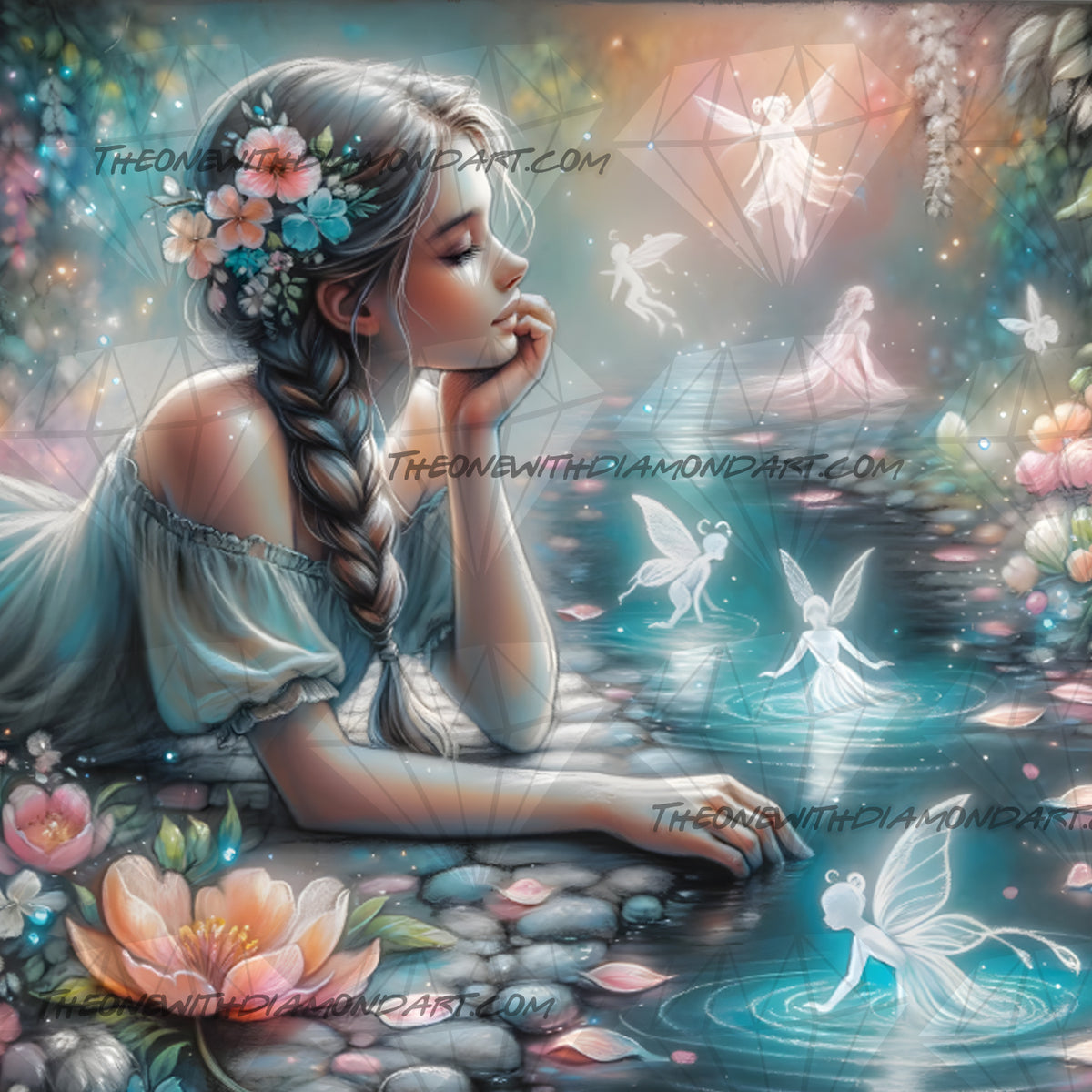 Water Faeries ©Finira – The One With The Diamond Art