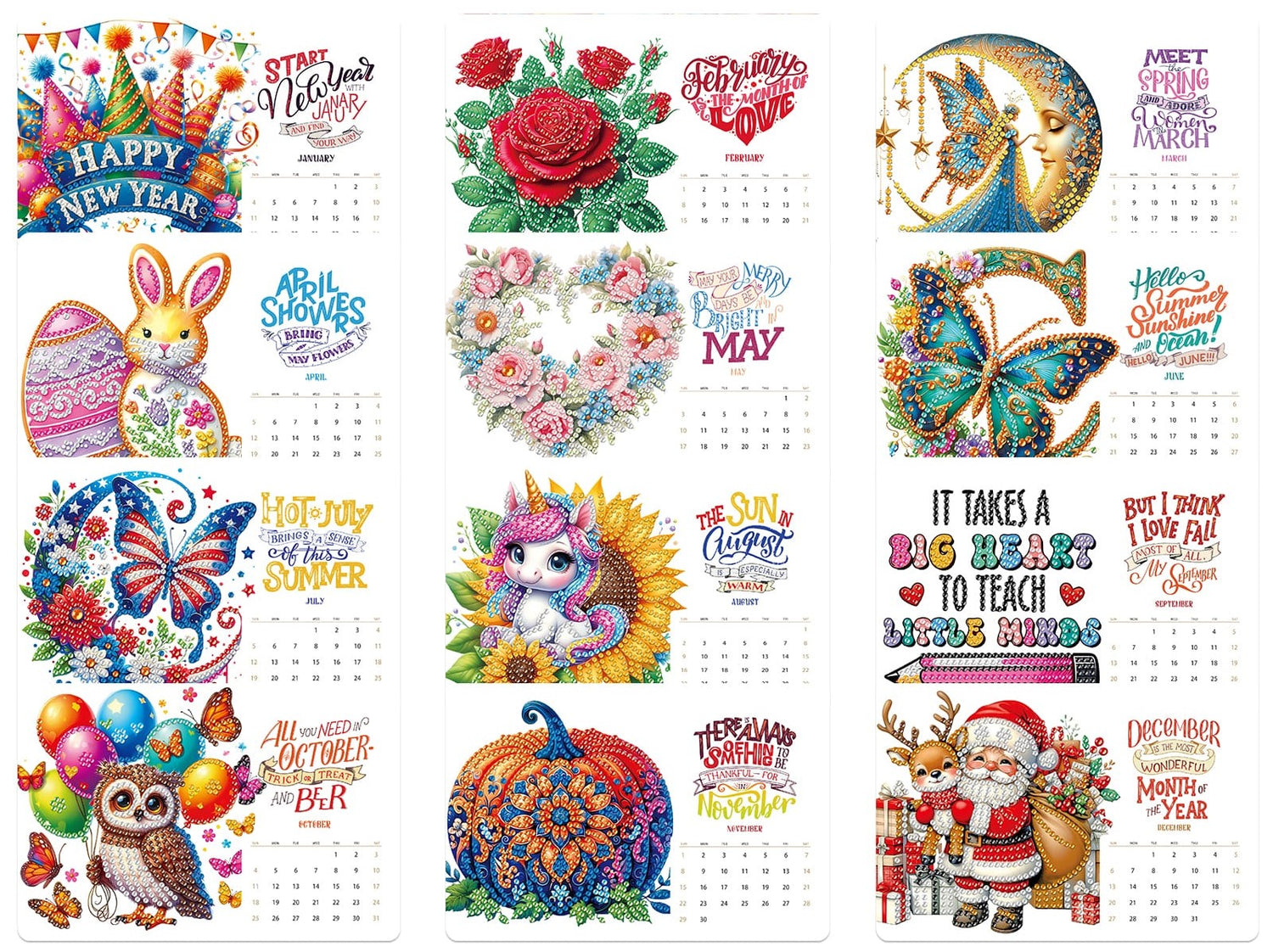 *PRE-ORDER* 2026 Calendar – The One With The Diamond Art