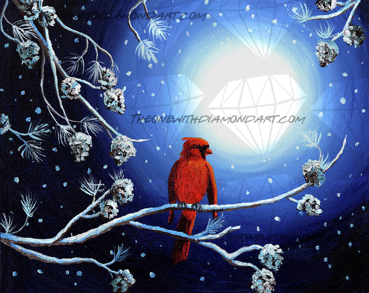 Cardinal On Christmas Eve ©Laura Milnor Iverson – The One With The ...
