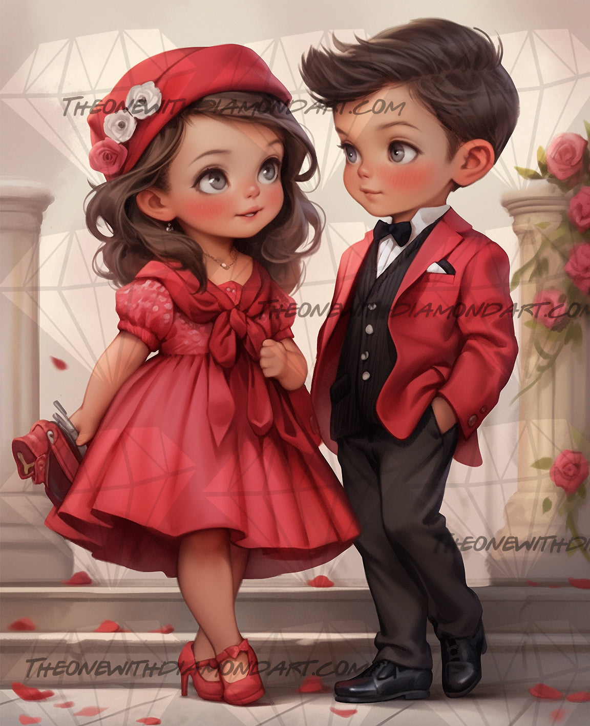 Mon Cherie ©Morgana Fantasy AI – The One With The Diamond Art