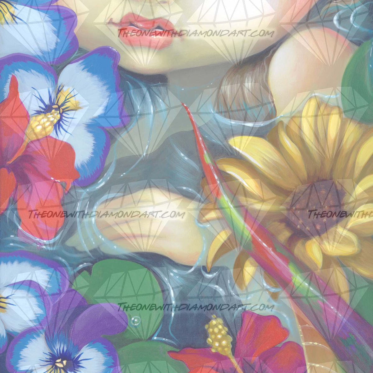 Mermaid With Floating Flowers ©Jasmine Becket-Griffith – The One With ...