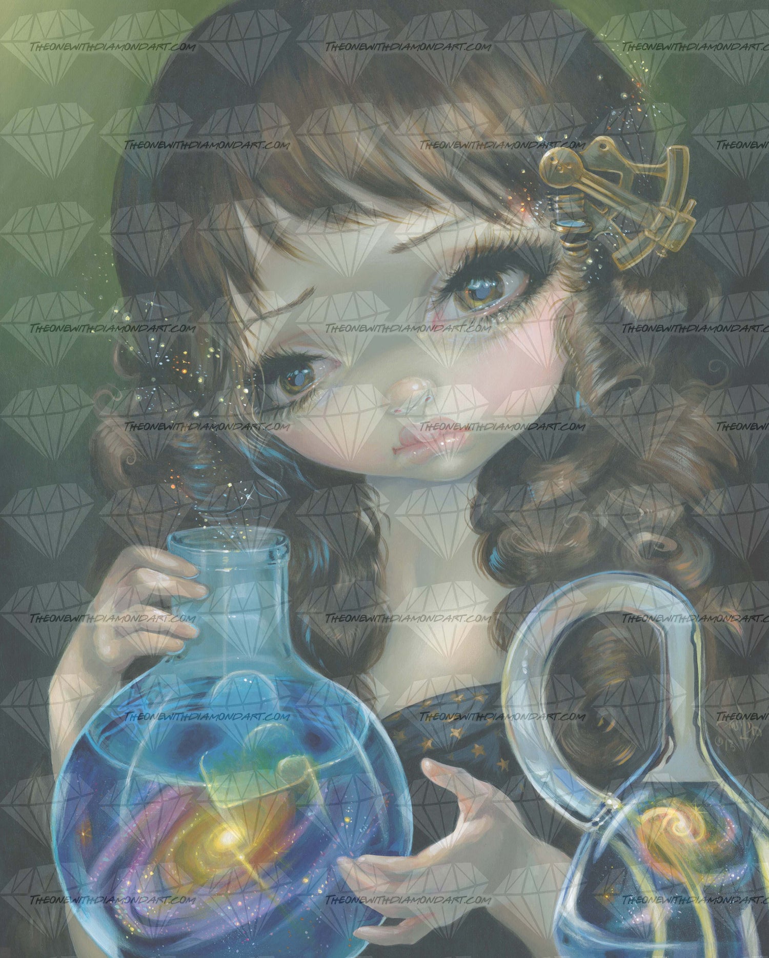 Microcosm Galaxy ©Jasmine Becket-Griffith – The One With The Diamond Art