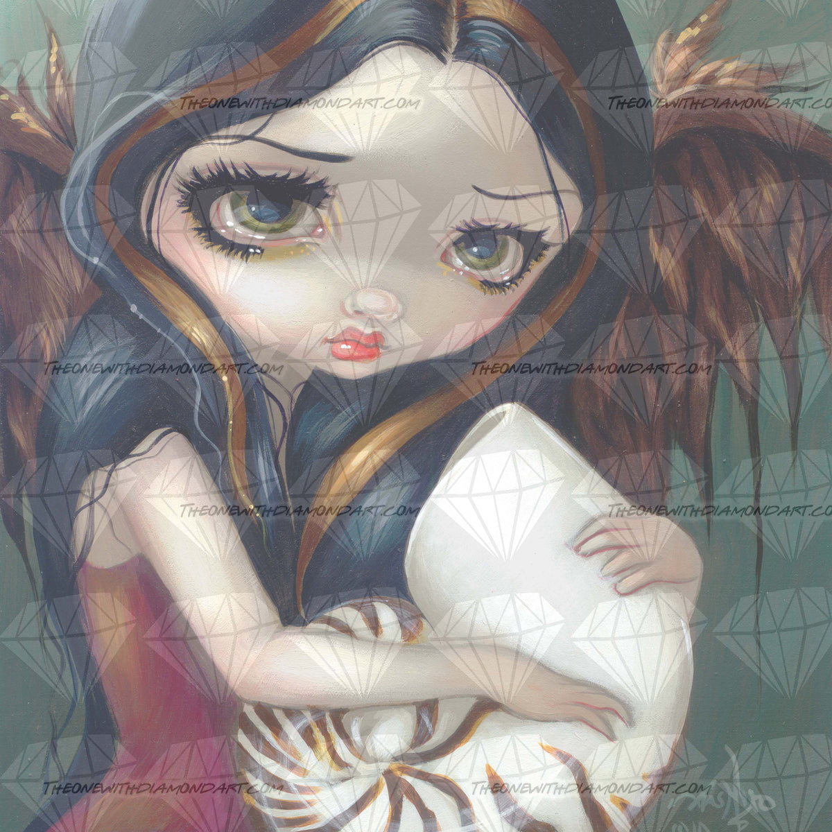 Nautilus Angel ©Jasmine Becket-Griffith – The One With The Diamond Art