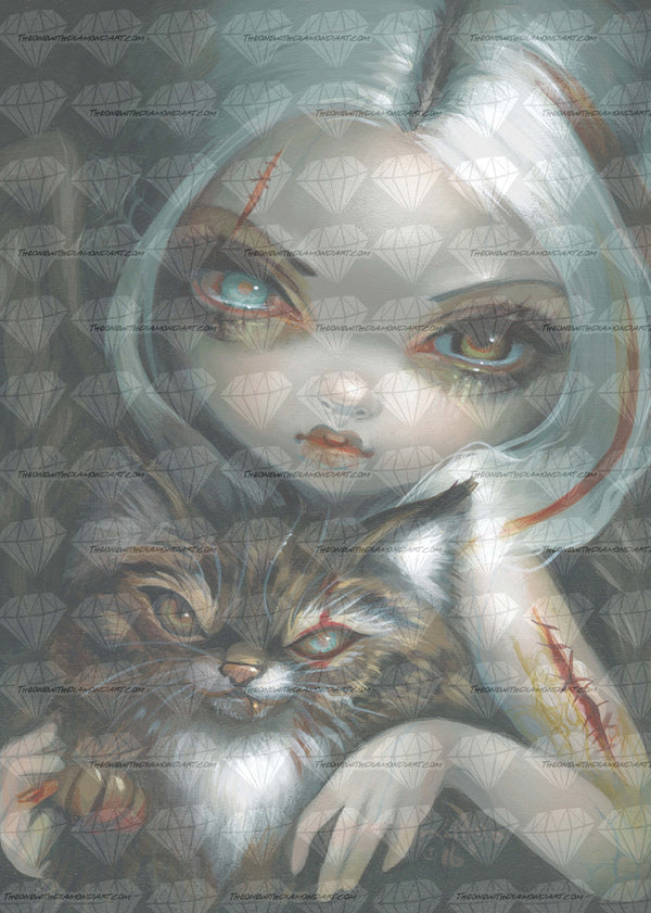 Zombie Kitty © Jasmine Becket-Griffith – The One With The Diamond Art