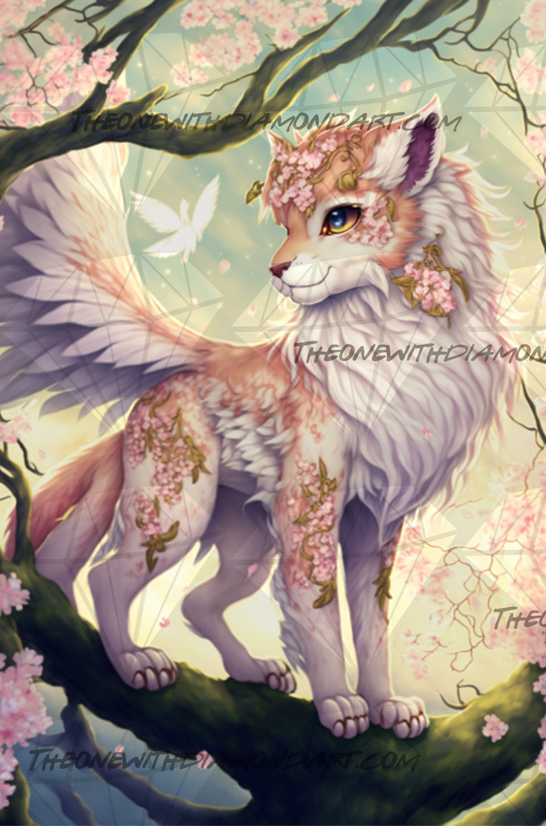 The Spirit Animal Of A Blossom Druid ©Finira – The One With The Diamond Art