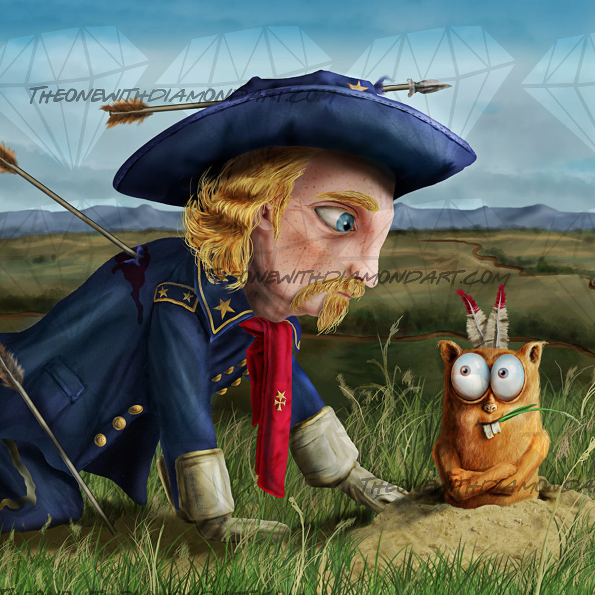 Custer ©Todd Schweitzer – The One With The Diamond Art