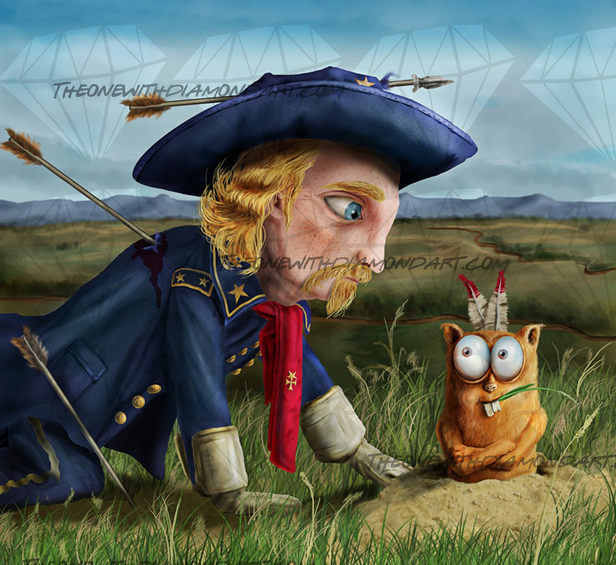 Custer ©Todd Schweitzer – The One With The Diamond Art