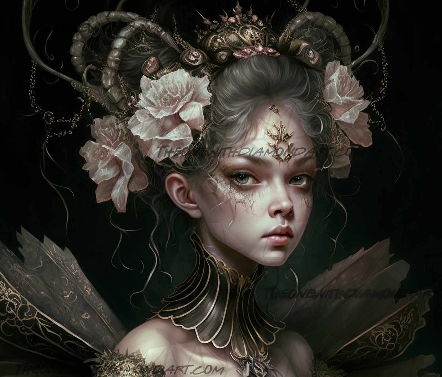 Fae Fawn ©Hannah @ IterationsCrafts – The One With The Diamond Art