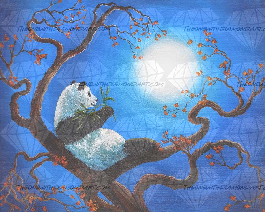 Moonlit Snack ©Laura Milnor Iverson – The One With The Diamond Art