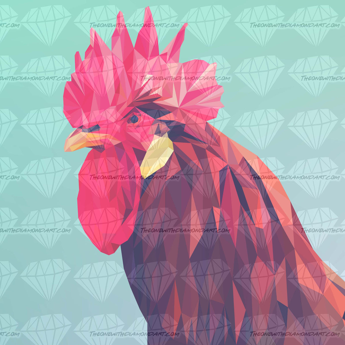 Poly Chicken – The One With The Diamond Art