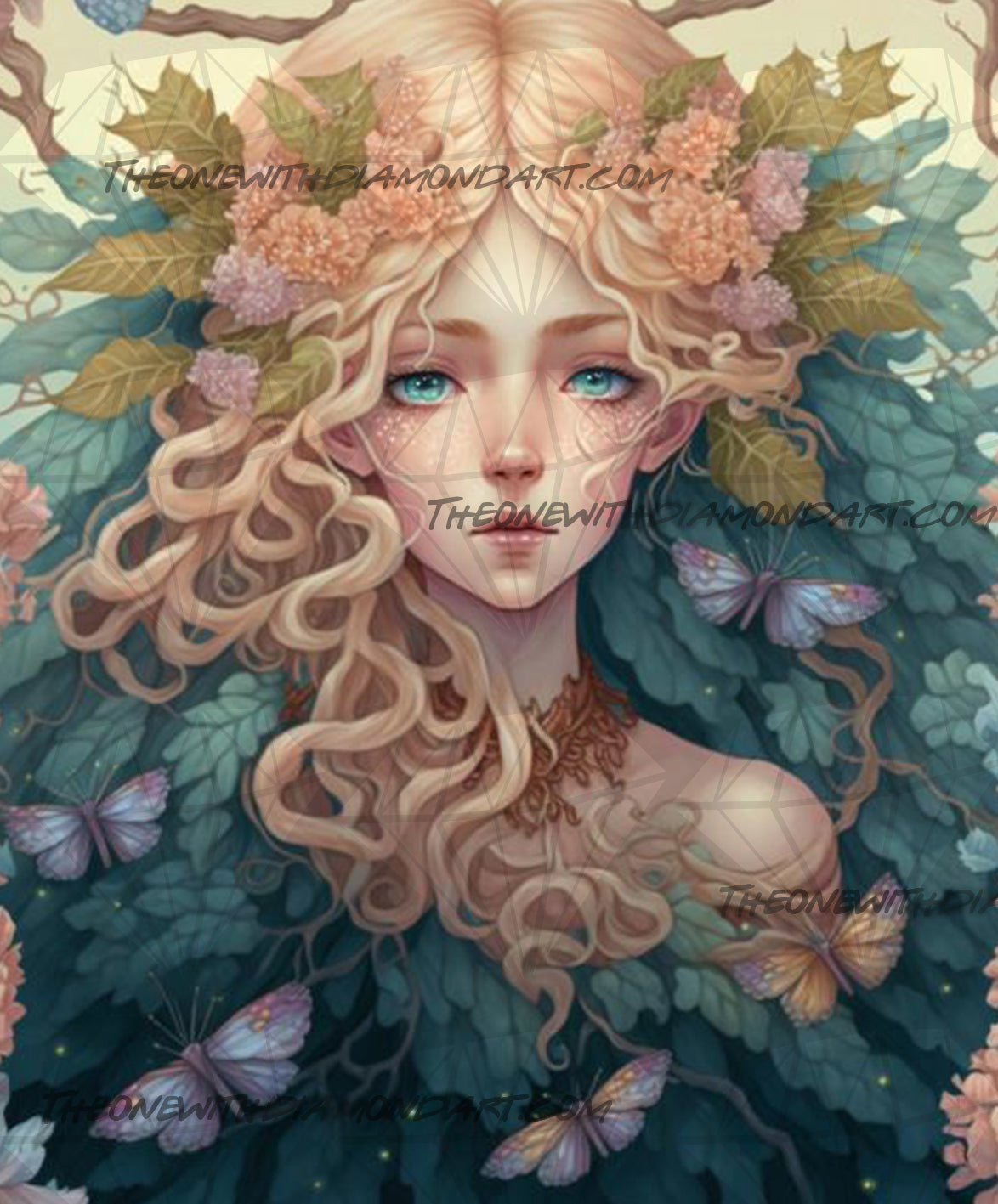 The Lady Of The Woods ©Finira – The One With The Diamond Art